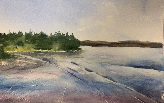 Distinguishing Layers In Watercolor. – Lee Muir-Haman Watercolor Painting