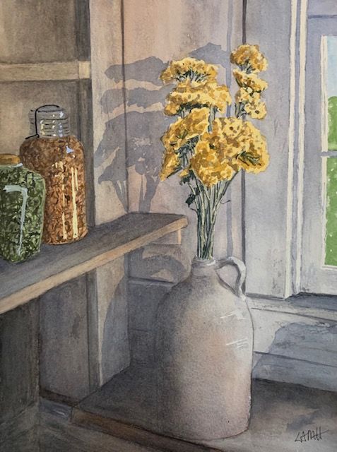 Creating Form and Space in a Painting. – Lee Muir-Haman Watercolor Painting