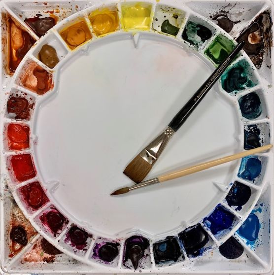Choosing My Palette Colors. – Lee Muir-Haman Watercolor Painting